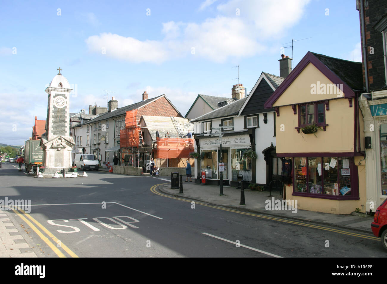 Rhayader village hi-res stock photography and images - Alamy