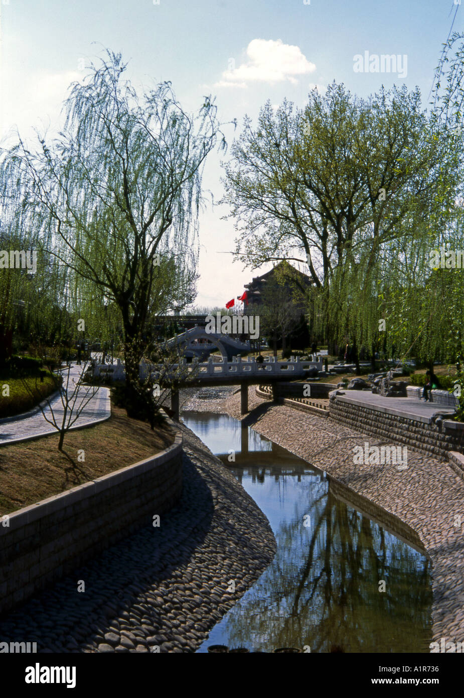 Peking garden sign hi-res stock photography and images - Alamy