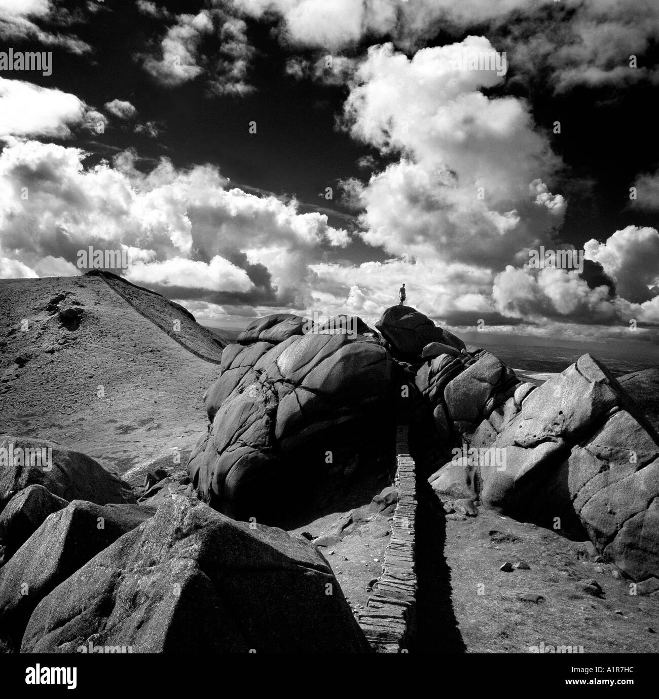 High Mournes, Mourne Mountains, County Down, Northern Ireland Stock ...