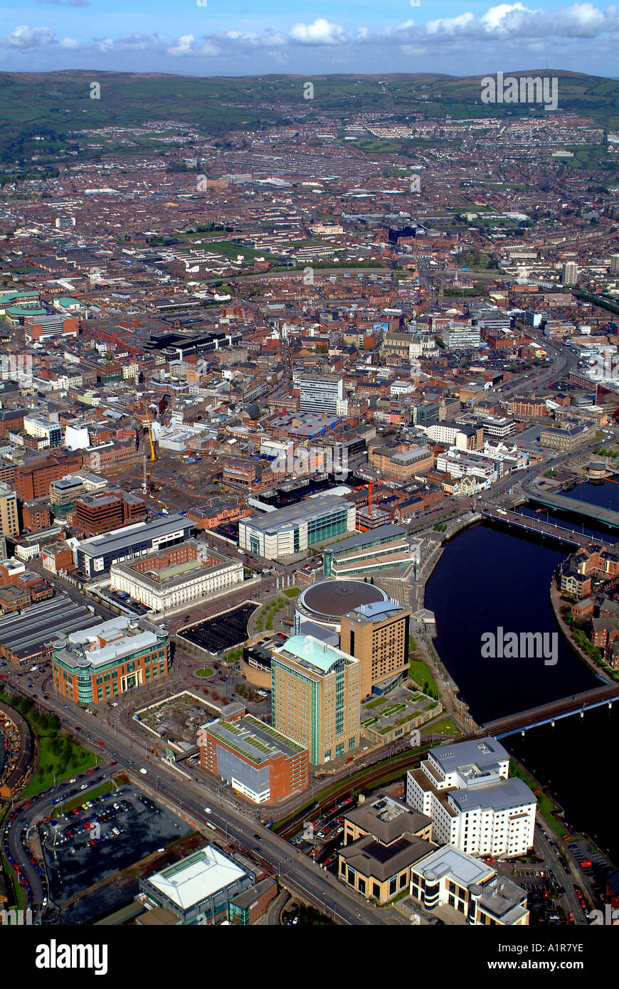 North belfast aerial hi-res stock photography and images - Alamy