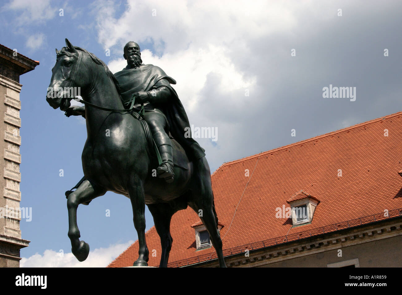 Statue in front of Bavarian National Museum Munich Bavaria Germany Stock Photo - Alamy