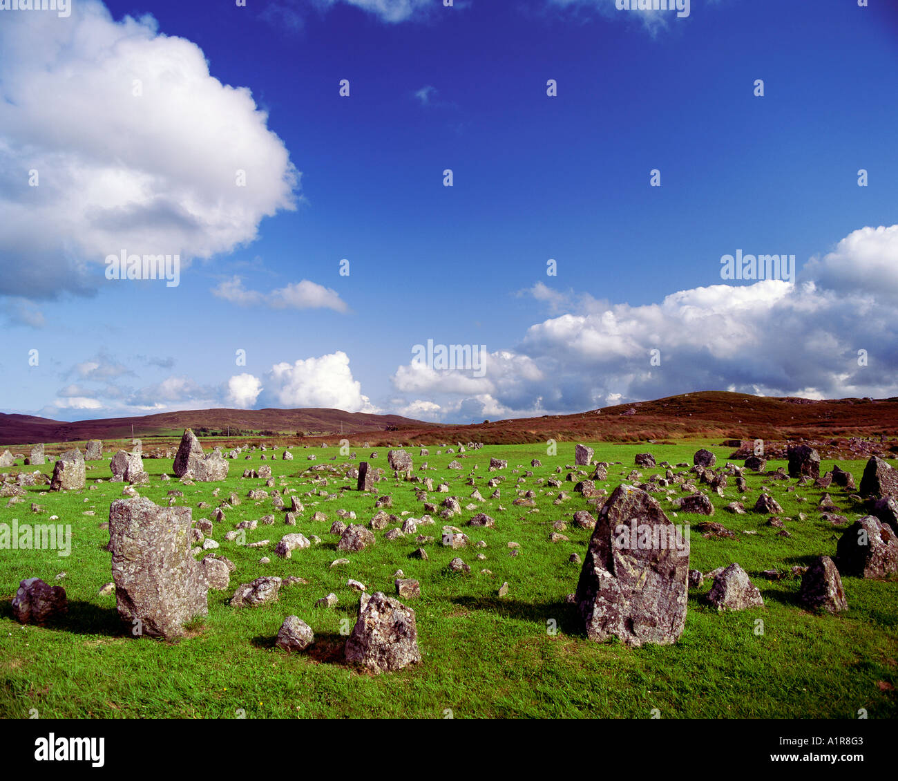 Beaghmore Stone Circles, County Tyrone, Northern Ireland Stock Photo ...