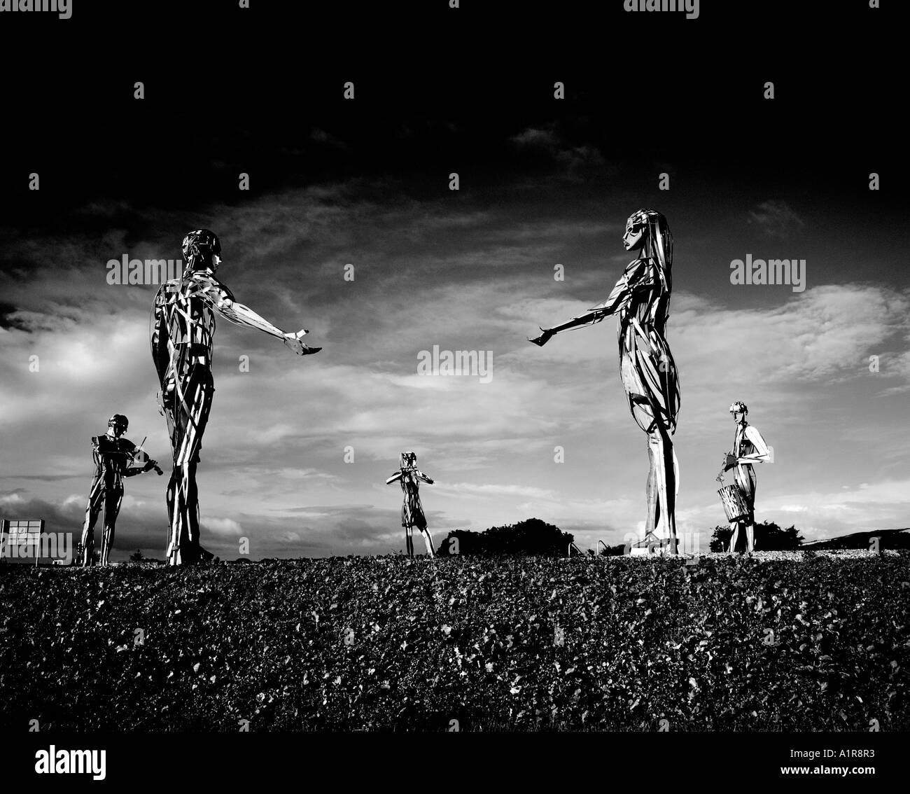 Strabane, Sculptures, Co. Tyrone, Northern Ireland Stock Photo - Alamy