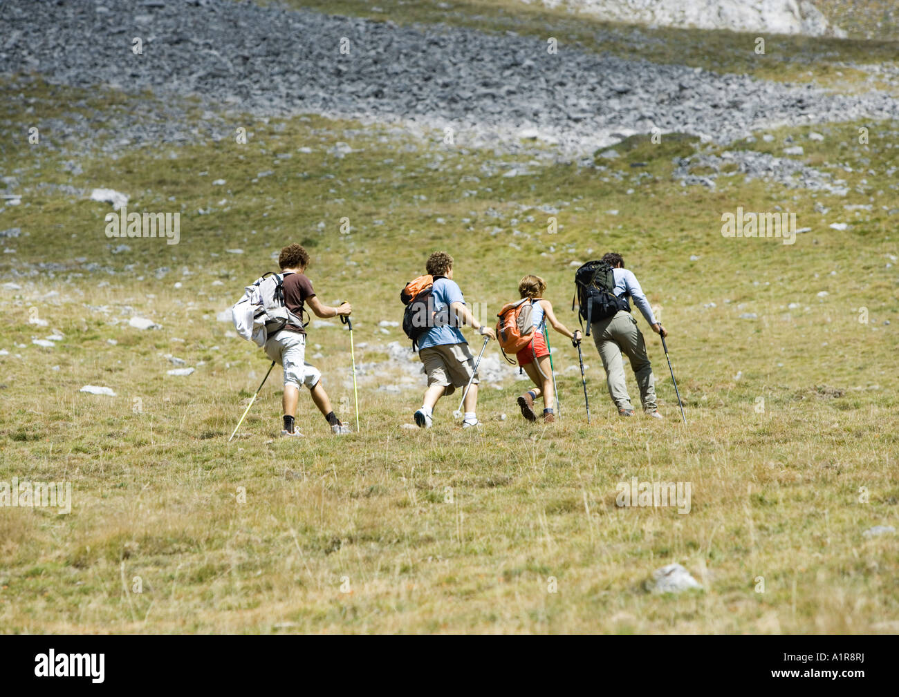 Girls walk in single file hi-res stock photography and images - Alamy