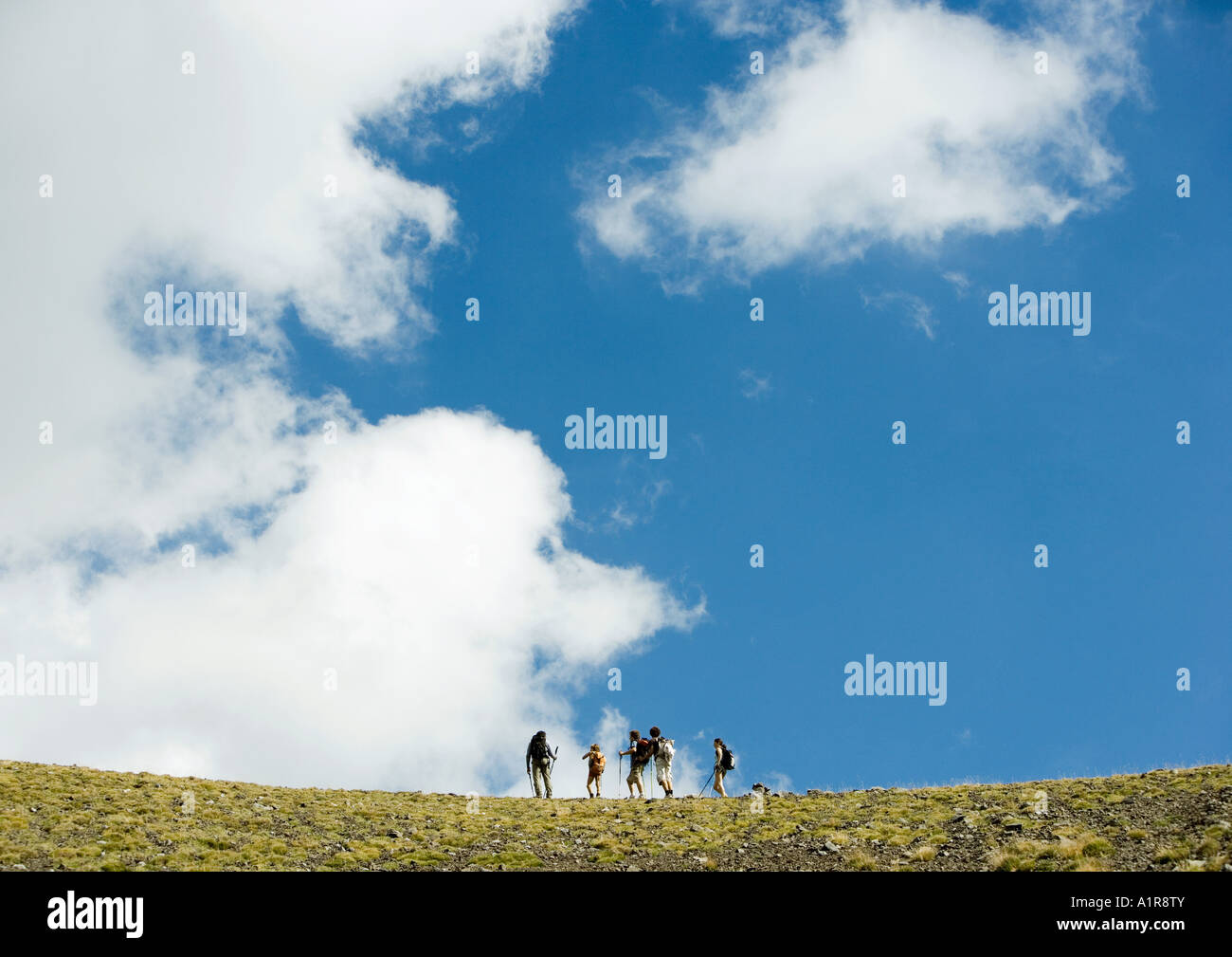 Hikers, low angle view Stock Photo - Alamy
