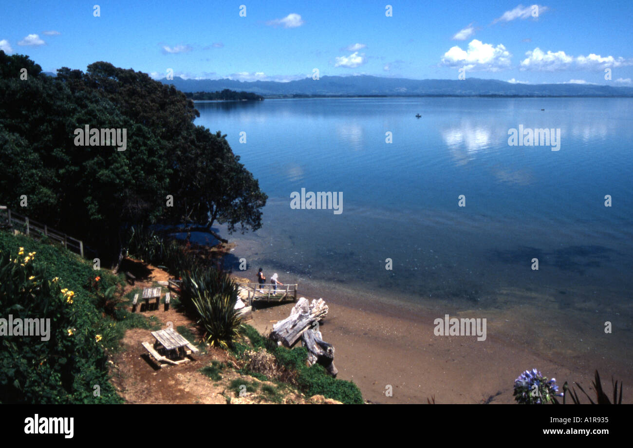 Omokoroa Beach Tauranga NZ Stock Photo - Alamy
