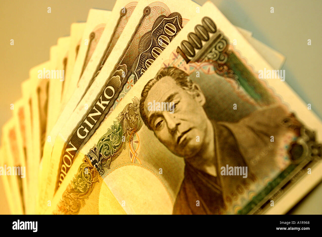 Japanese dollar notes hi-res stock photography and images - Alamy
