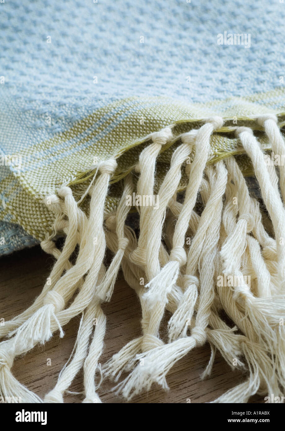 Fringe of towel Stock Photo - Alamy