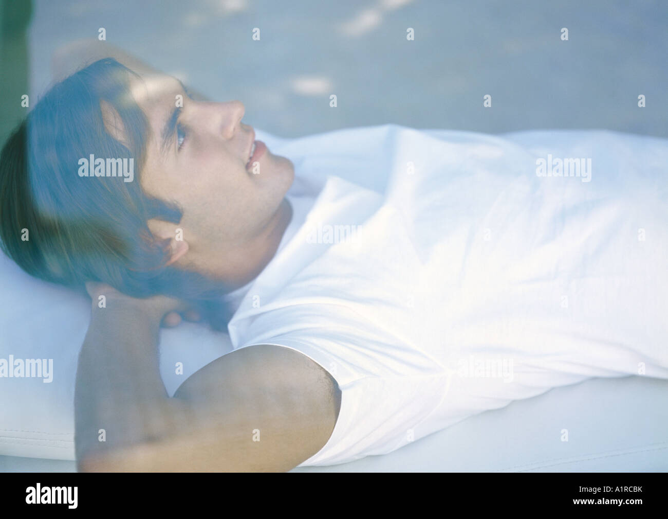 Man lying down Stock Photo - Alamy