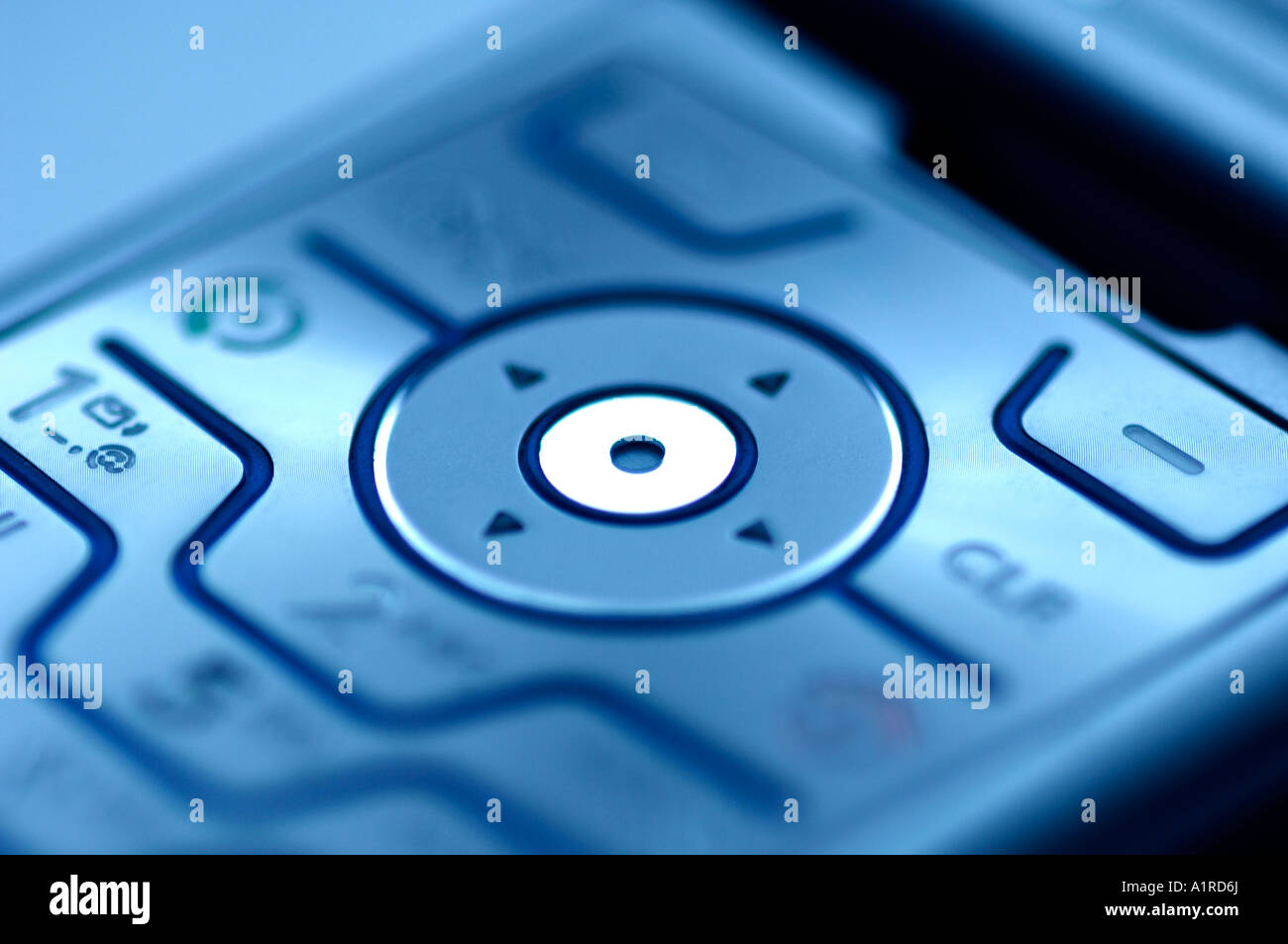 Cell Phone Rocker Key Pad Stock Photo - Alamy