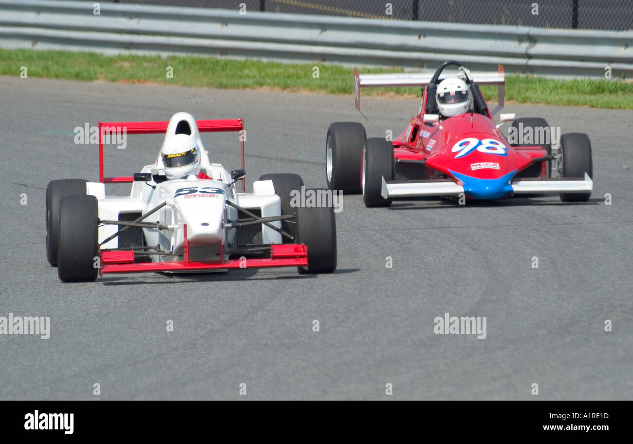 Open Wheel Racers Stock Photo - Alamy