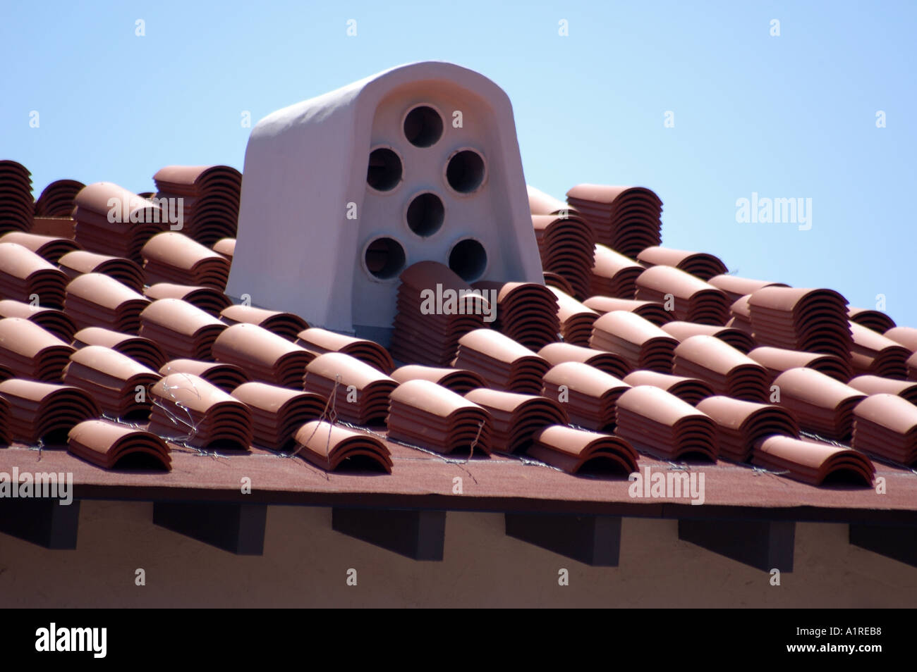 Red Tile Roof Stock Photo - Alamy