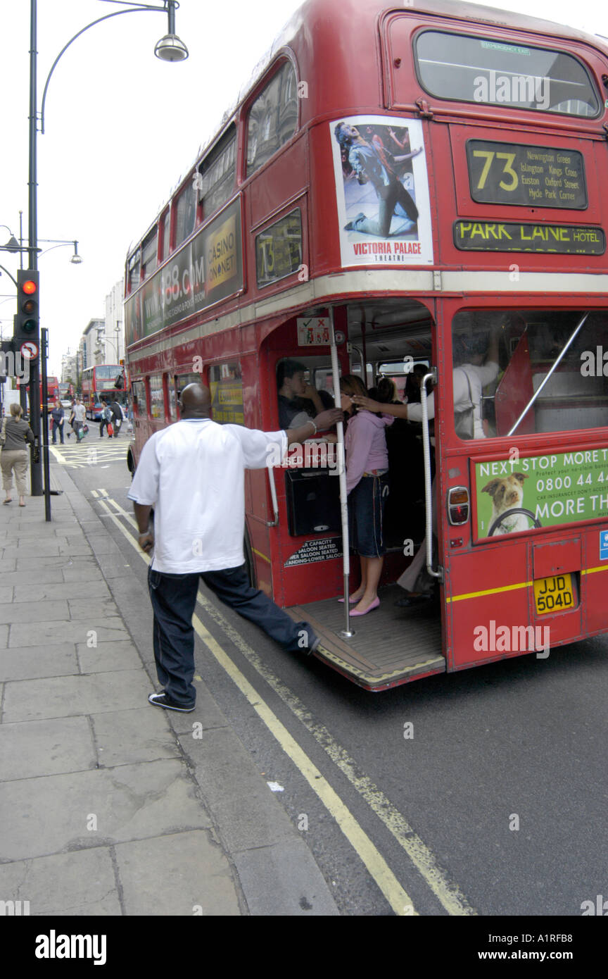 Leaving the bus Stock Photo - Alamy