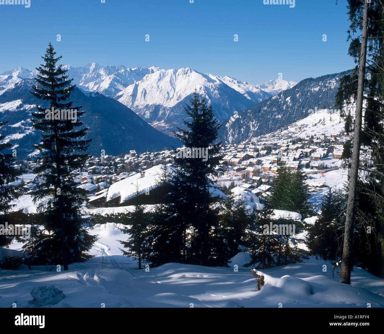Over verbier hi-res stock photography and images - Alamy