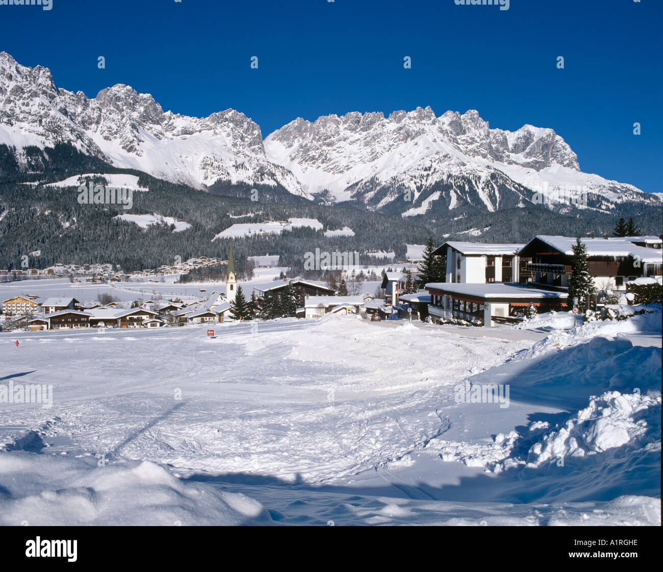 Ellmau ski resort hi-res stock photography and images - Alamy