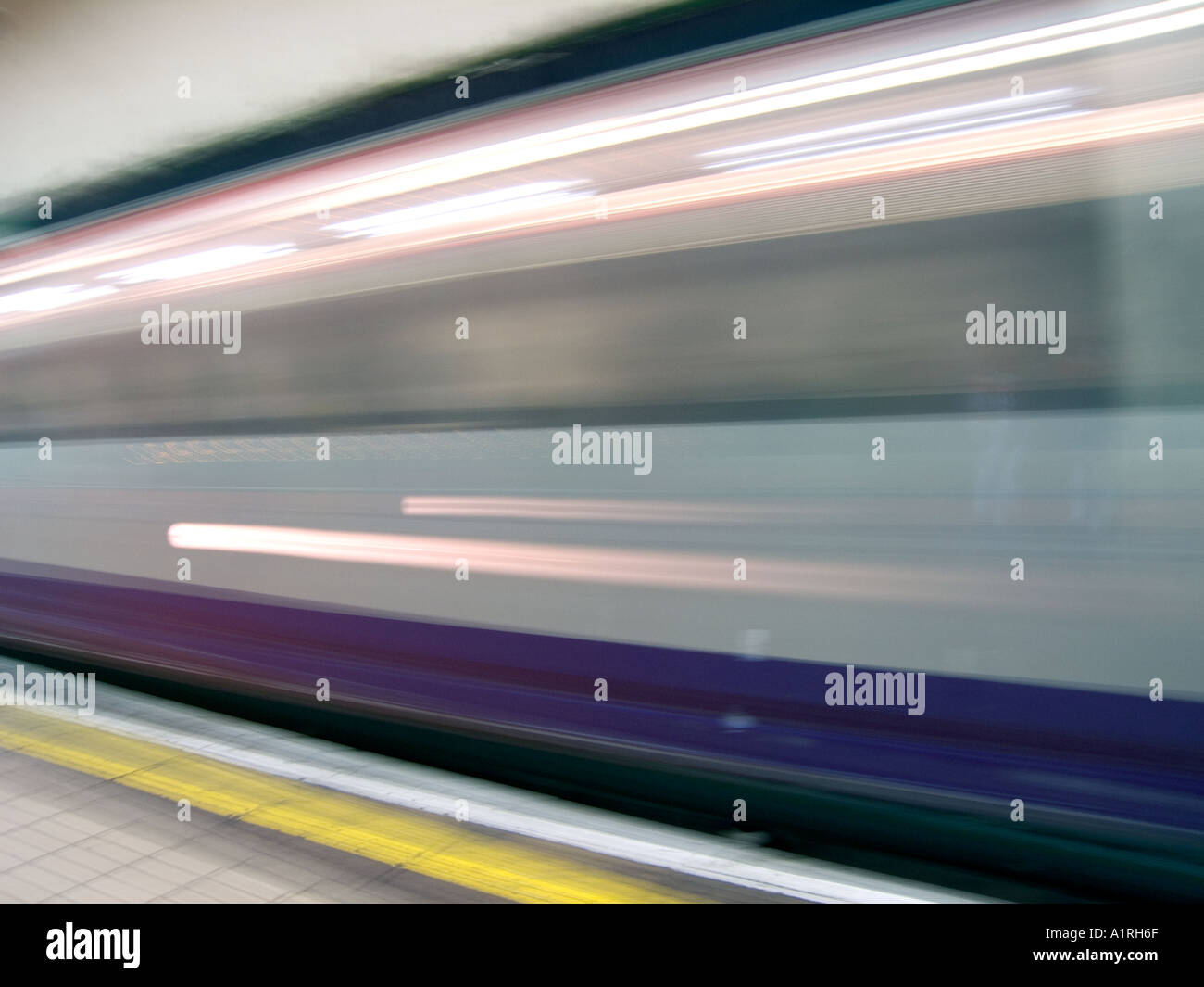 Tube train passing through hi-res stock photography and images - Alamy