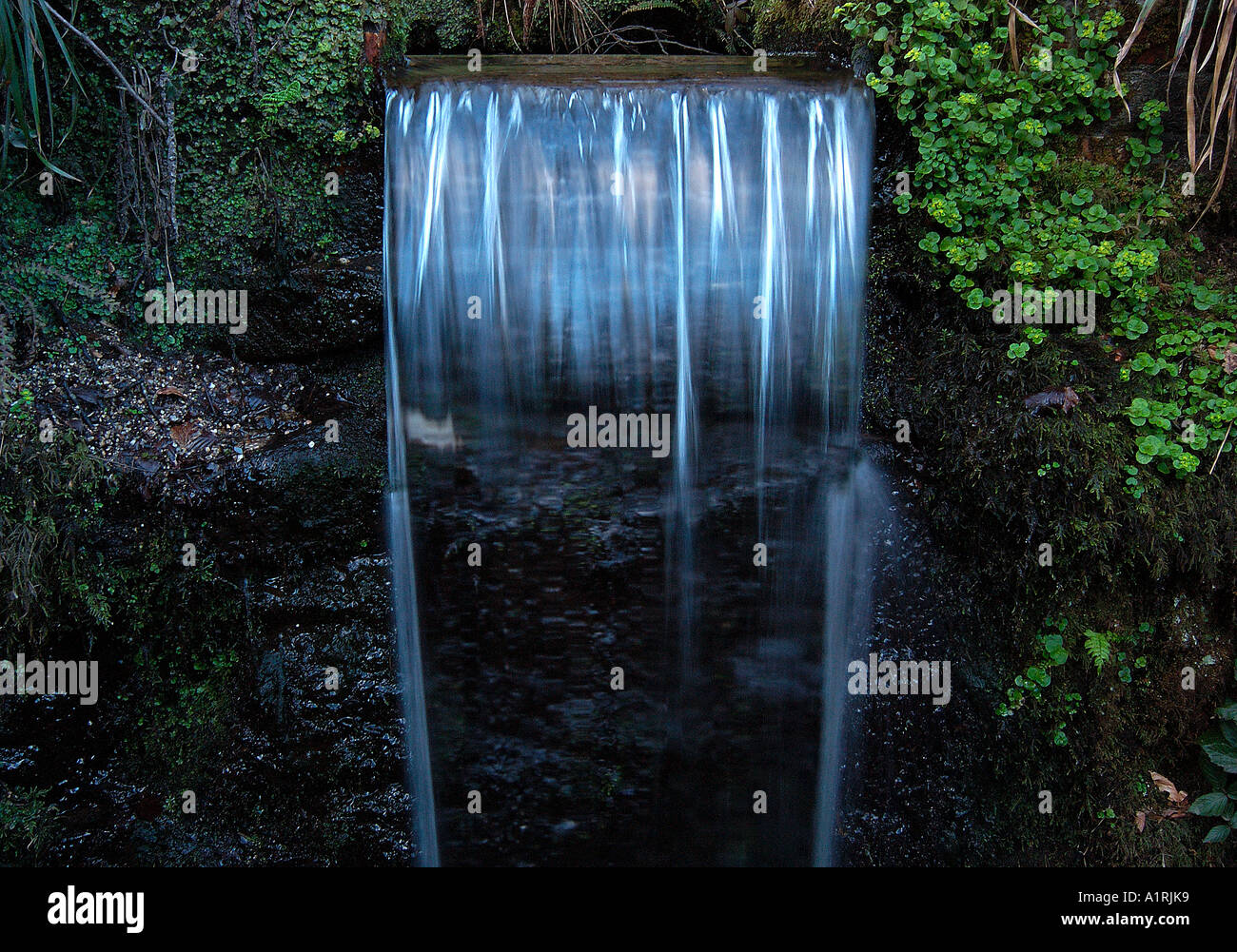 mill wheel leat dynamite works nr. penryn cornwall Stock Photo - Alamy