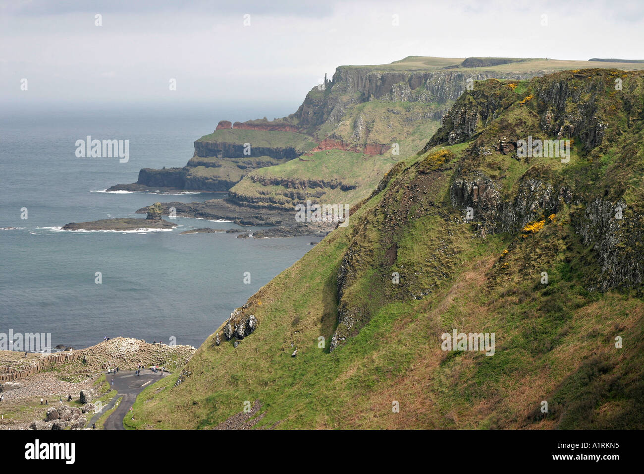 Causeway Headlands: Bays and headlands looking east along the causeway ...