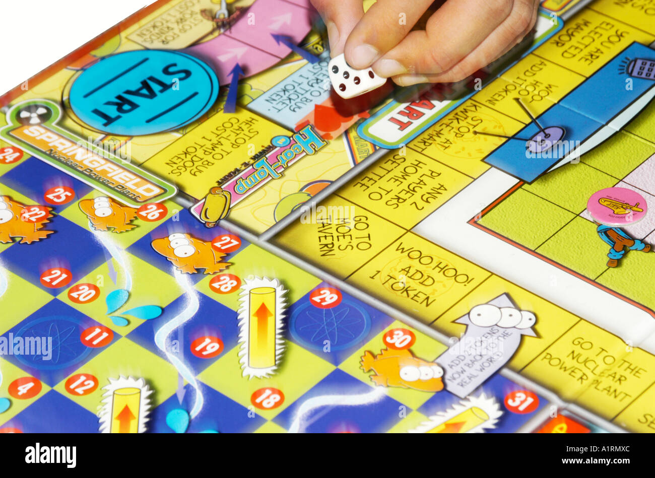 Playing a board game Stock Photo - Alamy