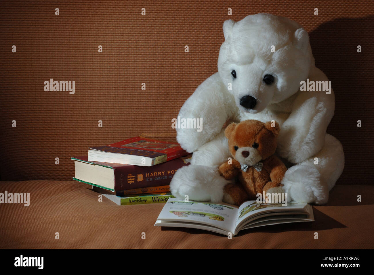 Teddy bears reading (1 Stock Photo - Alamy