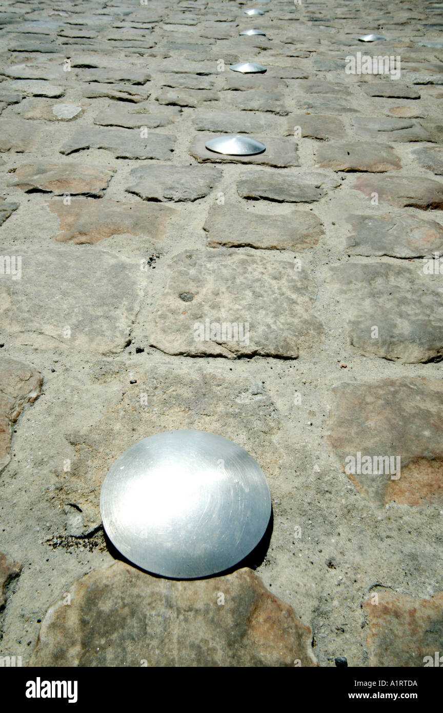 Pedestrian path markers hi-res stock photography and images - Alamy