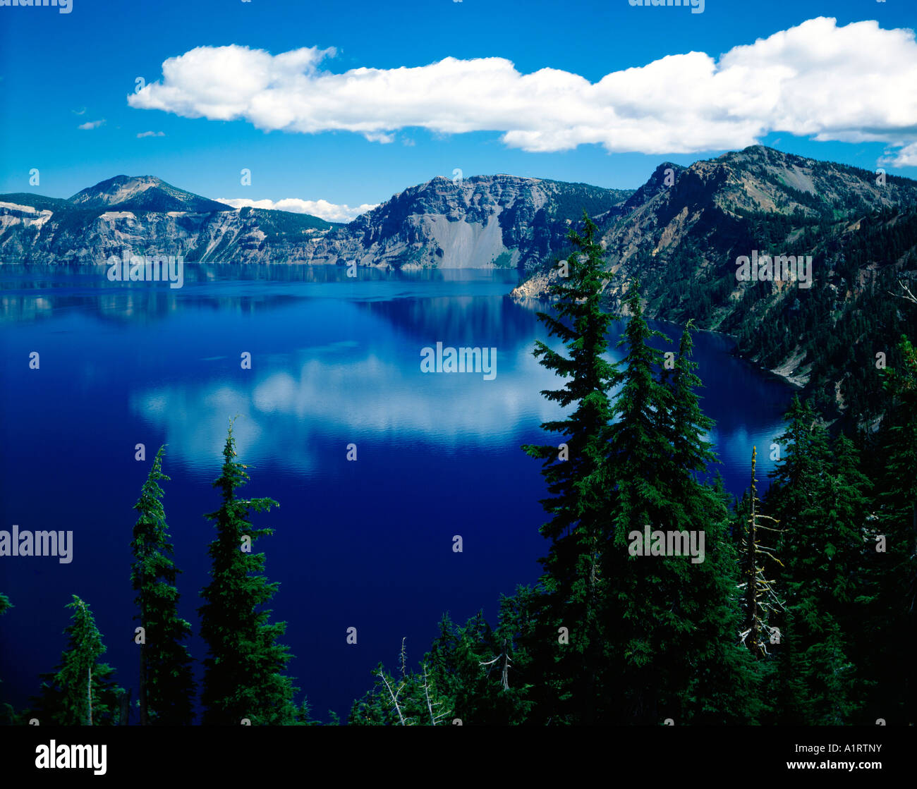 Deep blue waters of Crater Lake in Oregon astound tourists who throng ...