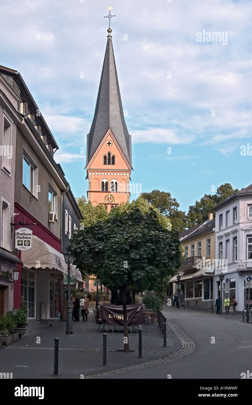 Cityscape during autumn in Bad Honnef Germany Stock Photo - Alamy