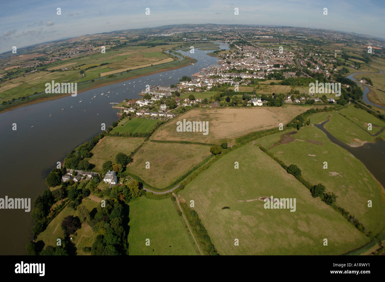 Topsham aerial hi-res stock photography and images - Alamy