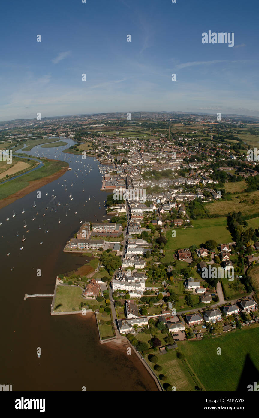 Dawlish warren exe aerial hi-res stock photography and images - Alamy