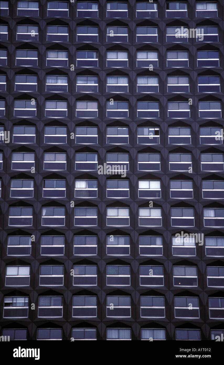 Windows of an apartment block in Paris France Stock Photo - Alamy