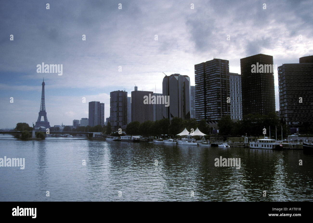 The Paris skyline Stock Photo - Alamy