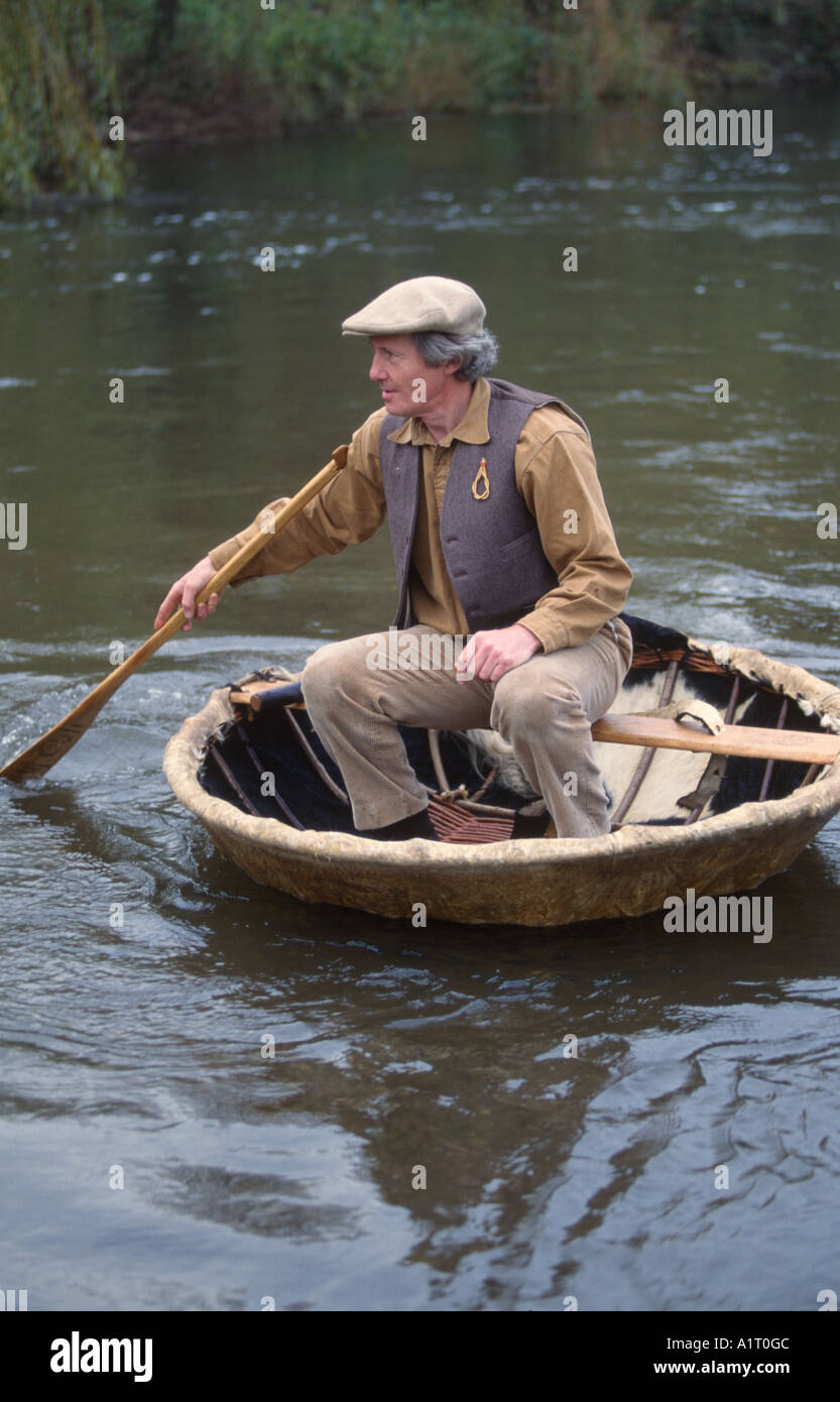 Traditional welsh coracles hi-res stock photography and images - Alamy