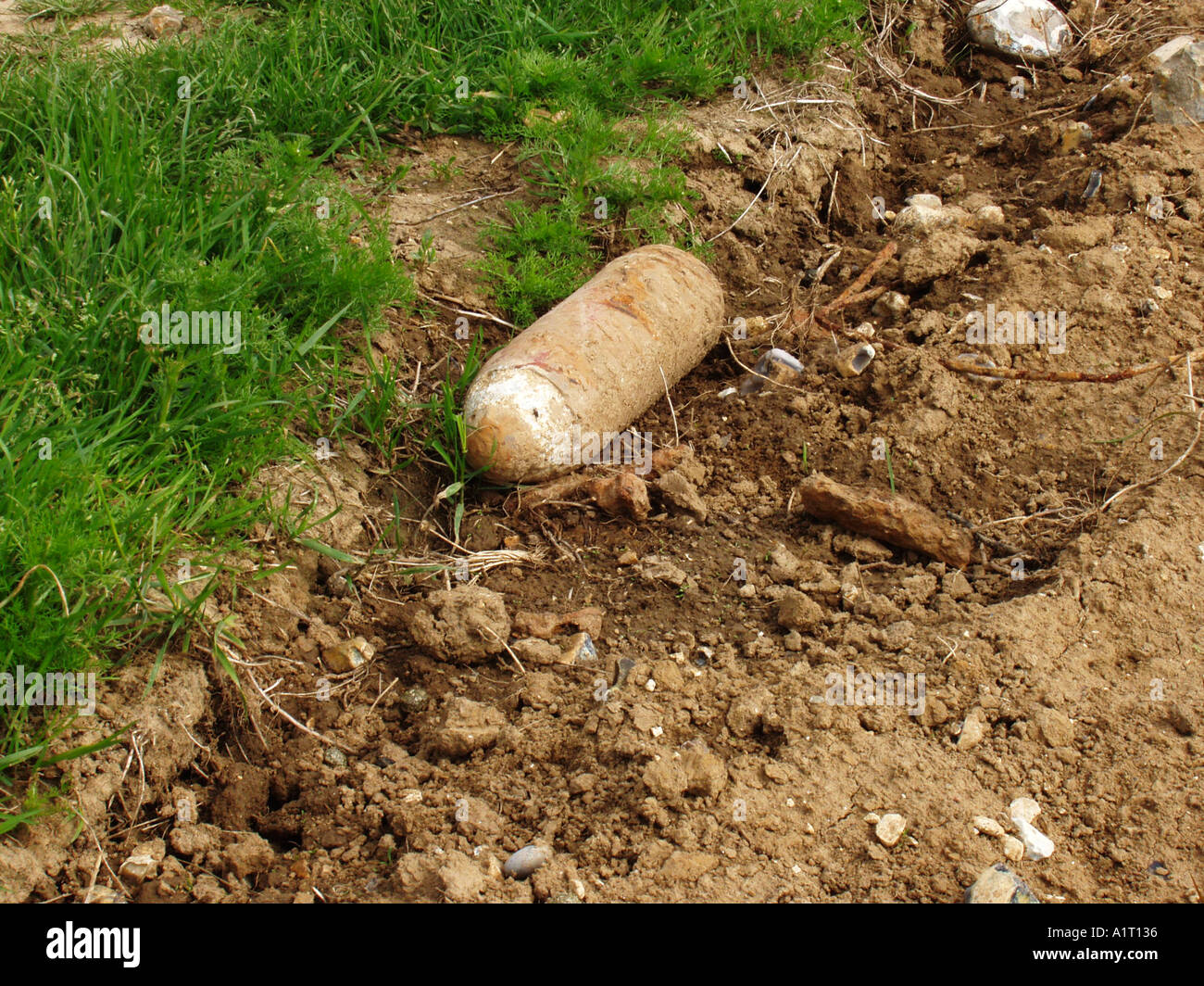 Unexploded shell hi-res stock photography and images - Alamy