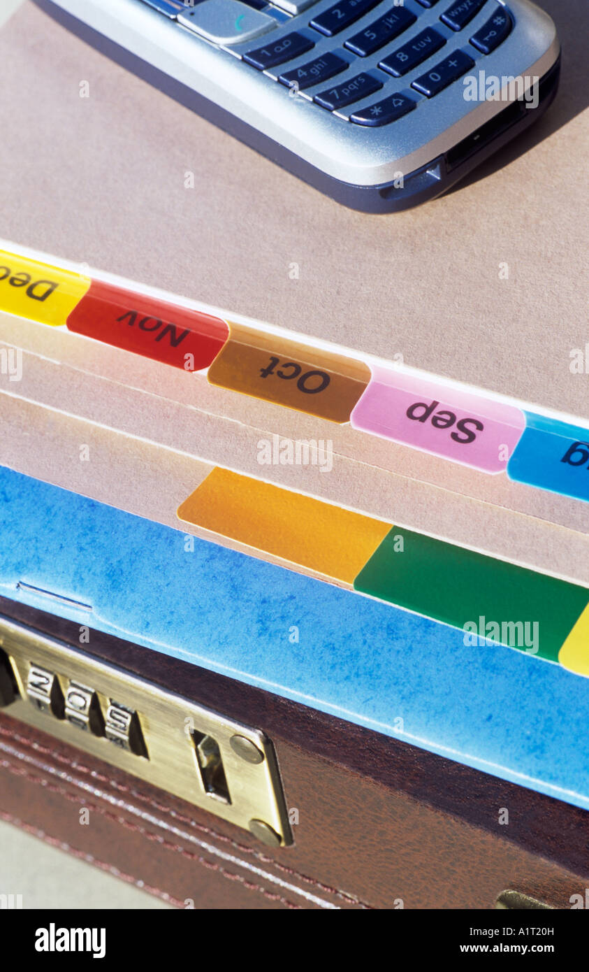 Folders Tabs High Resolution Stock Photography and Images - Alamy