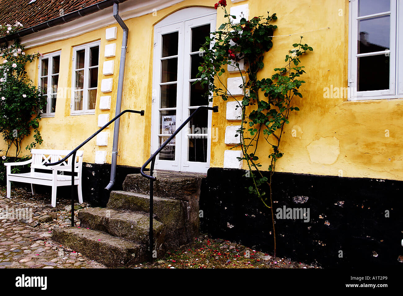 Typical danish house Stock Photo - Alamy