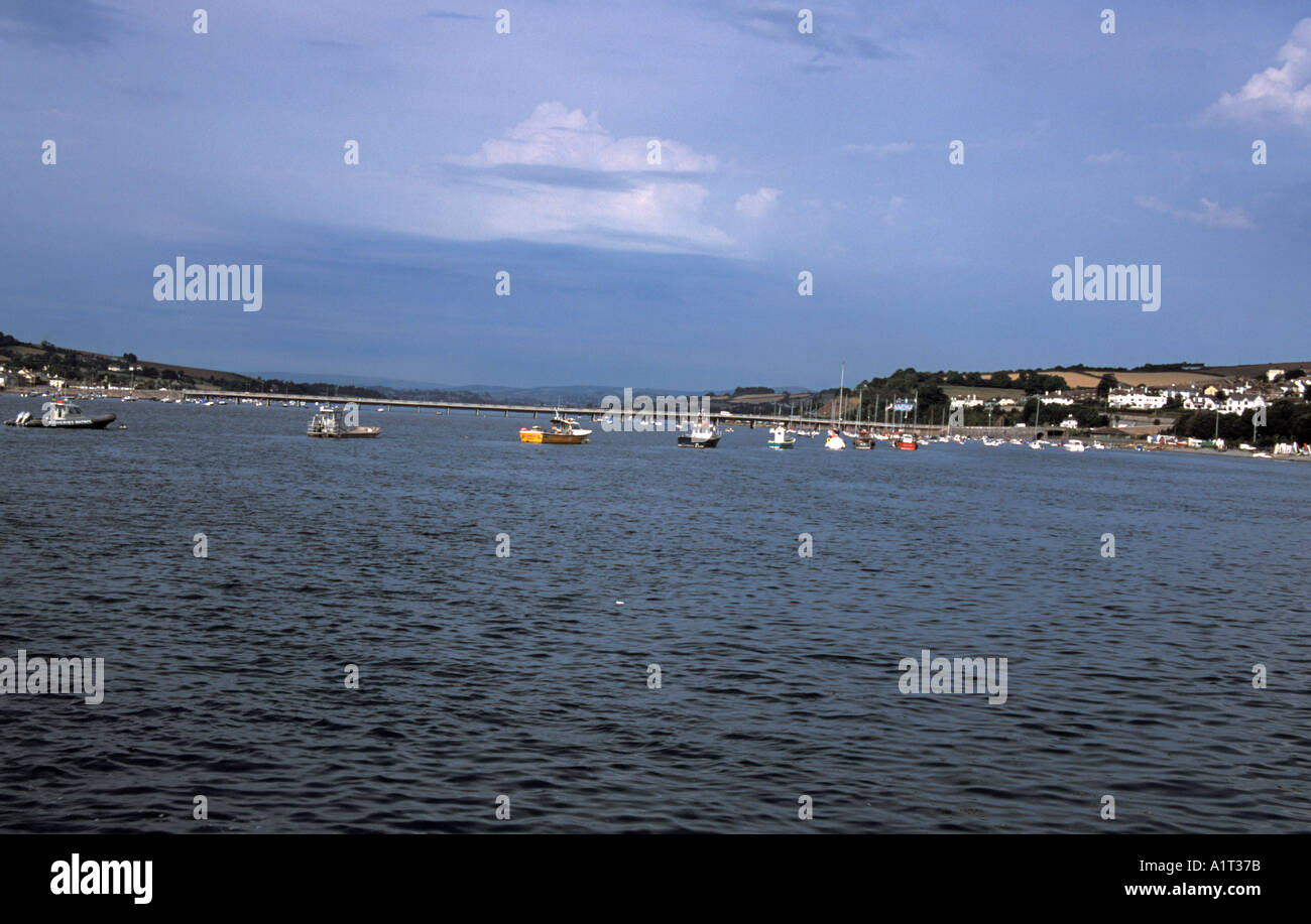 Teignmouth Devon England Harbour Bridge Stock Photo - Alamy