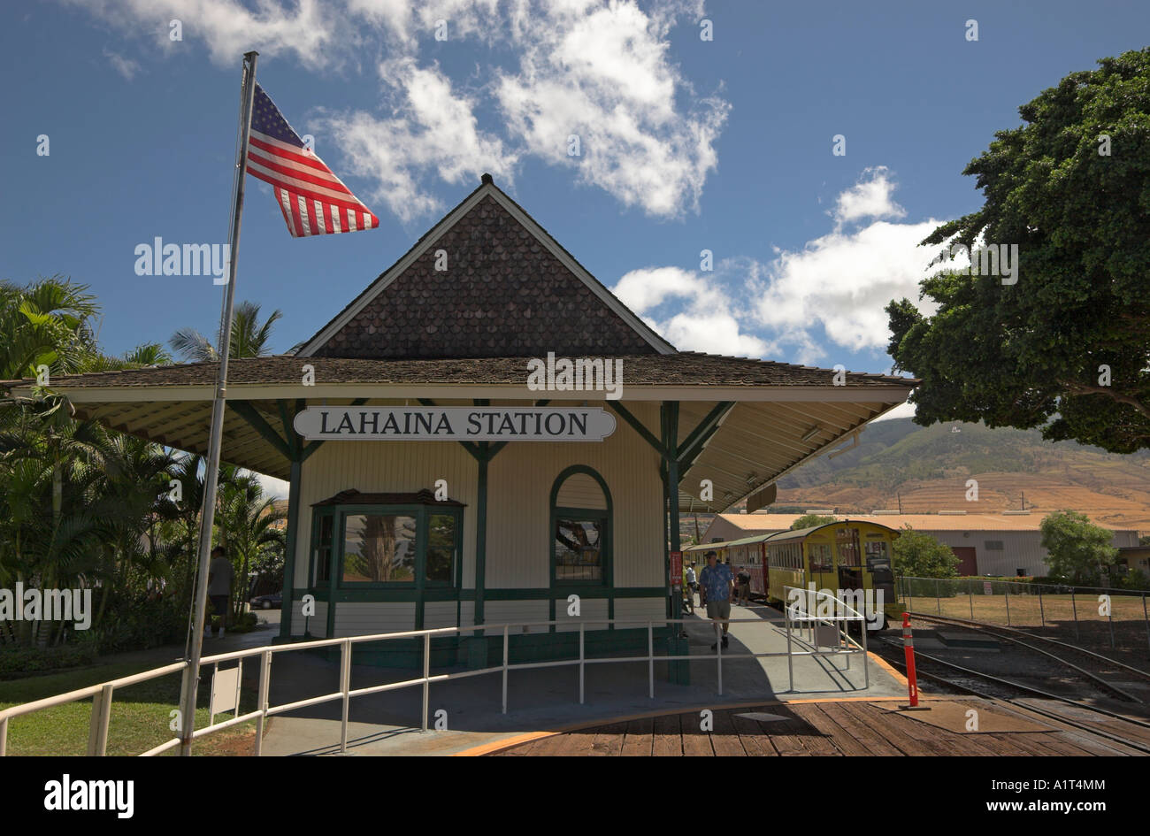 Lahaina sugar cane train maui hi-res stock photography and images - Alamy
