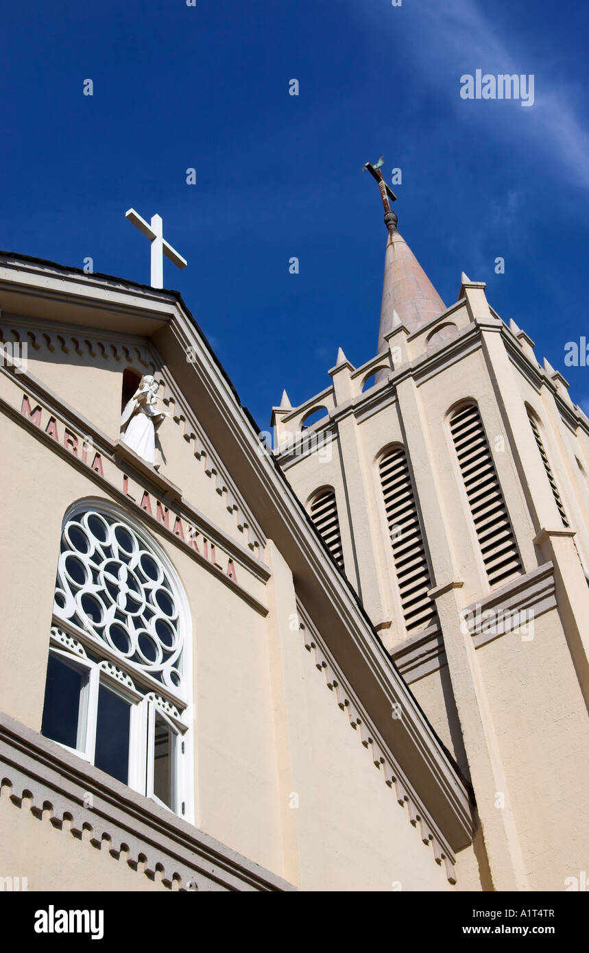 Maria Lanakila Catholic church, established in 1846, Lahaina, Maui ...