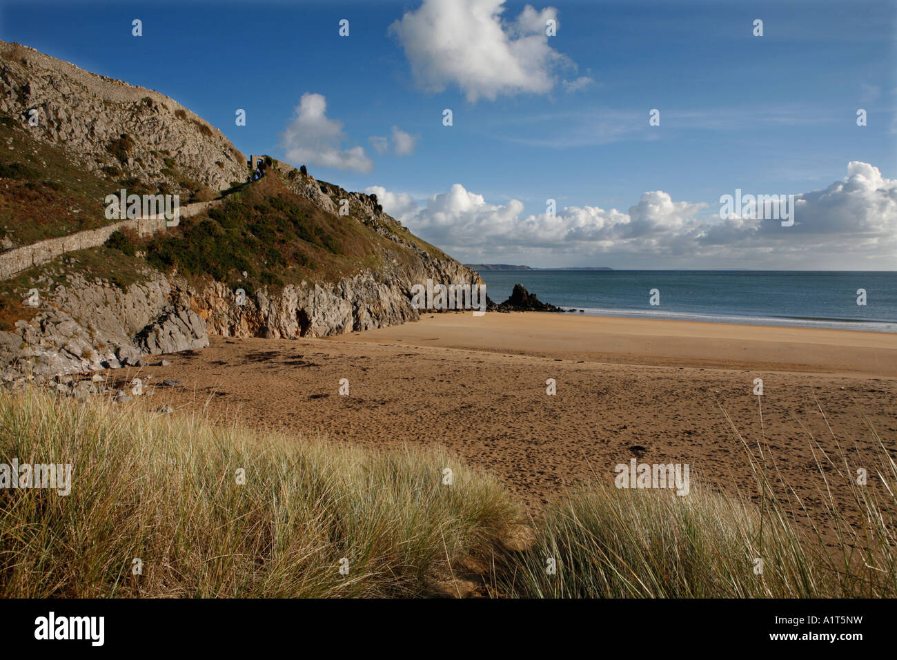 Barafundle bay pembroke pembrokeshire wales hi-res stock photography ...