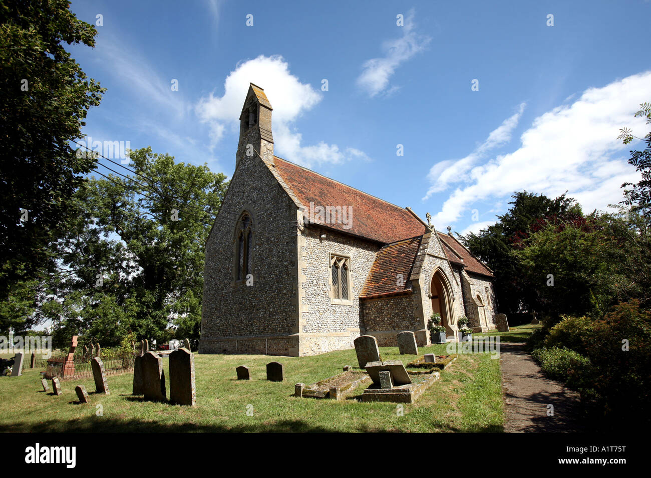 Small English Church in Britwell Salome Oxfordshire Stock Photo - Alamy