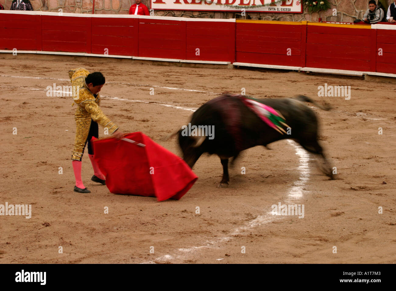 a matador fights a bull Stock Photo - Alamy