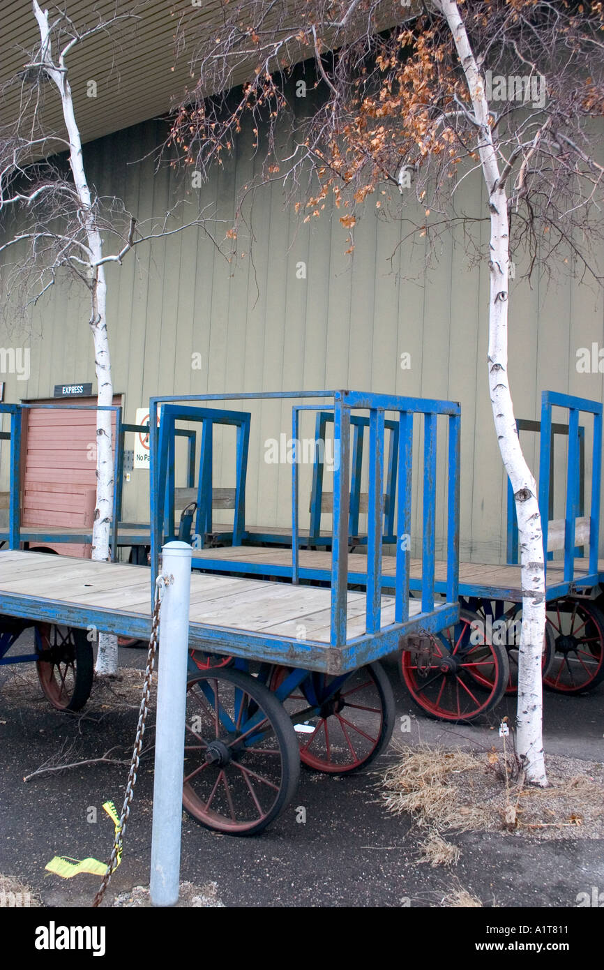Rail Baggage Cart Stock Photos & Rail Baggage Cart Stock Images - Alamy