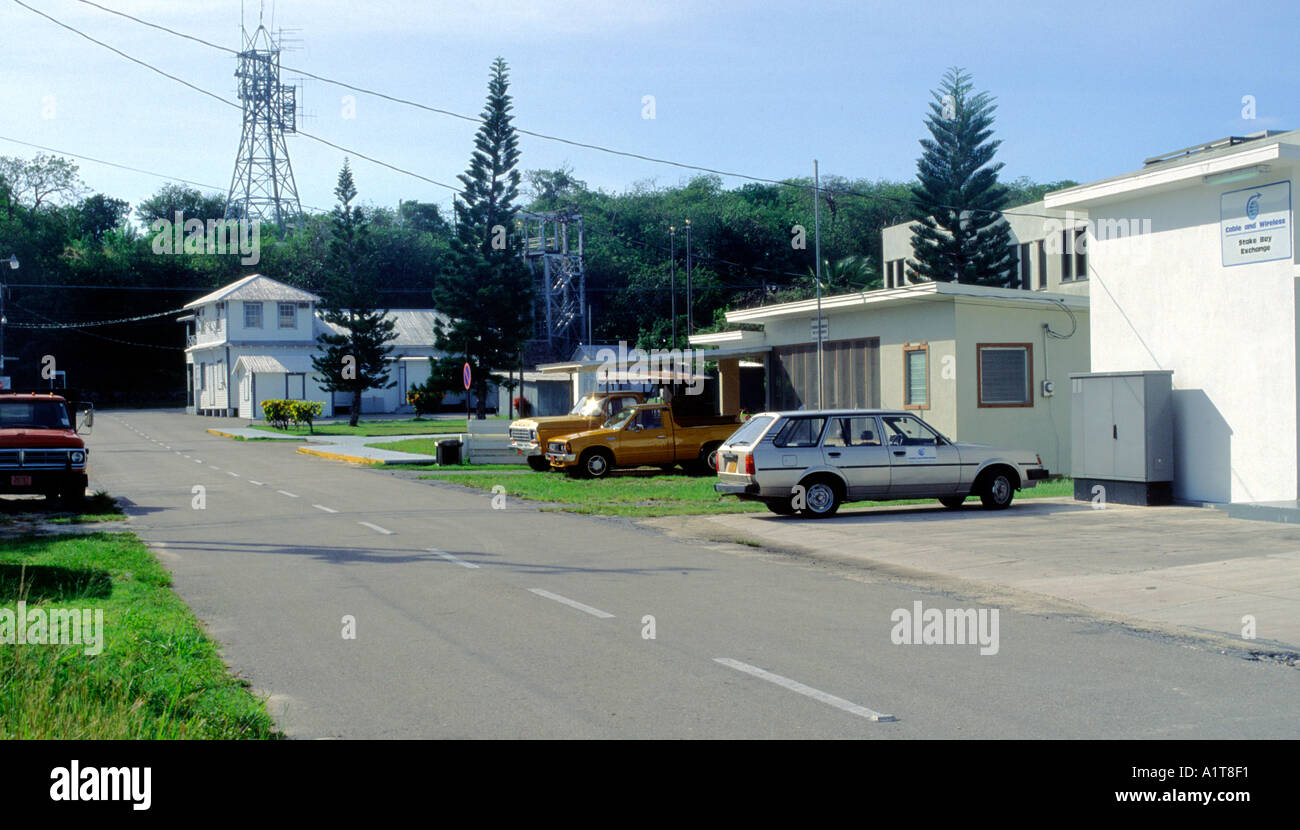 Stake bay government offices Cayman Brac Cayman Islands1990 Stock Photo ...