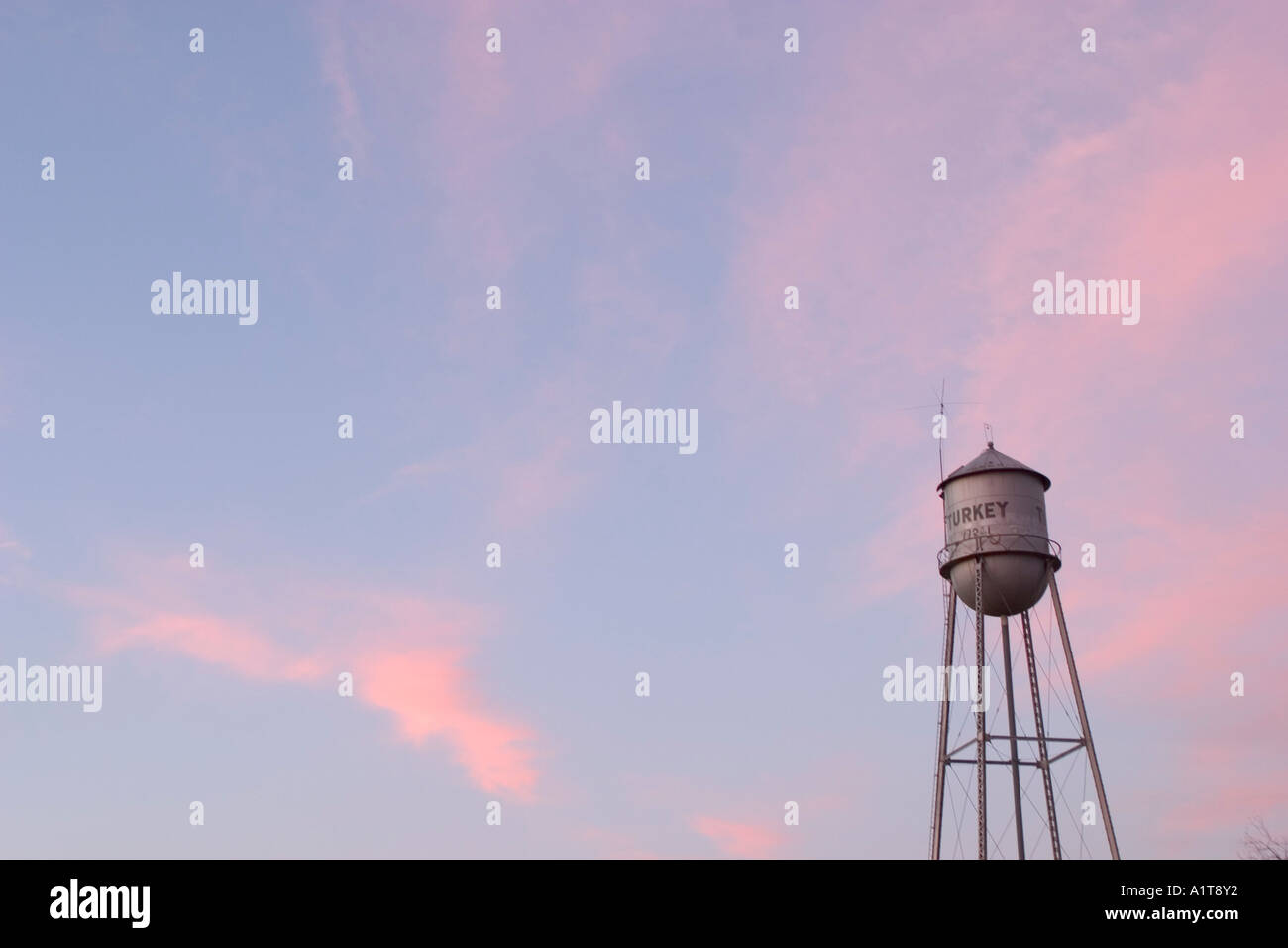 Texas water tower sunset hi-res stock photography and images - Alamy