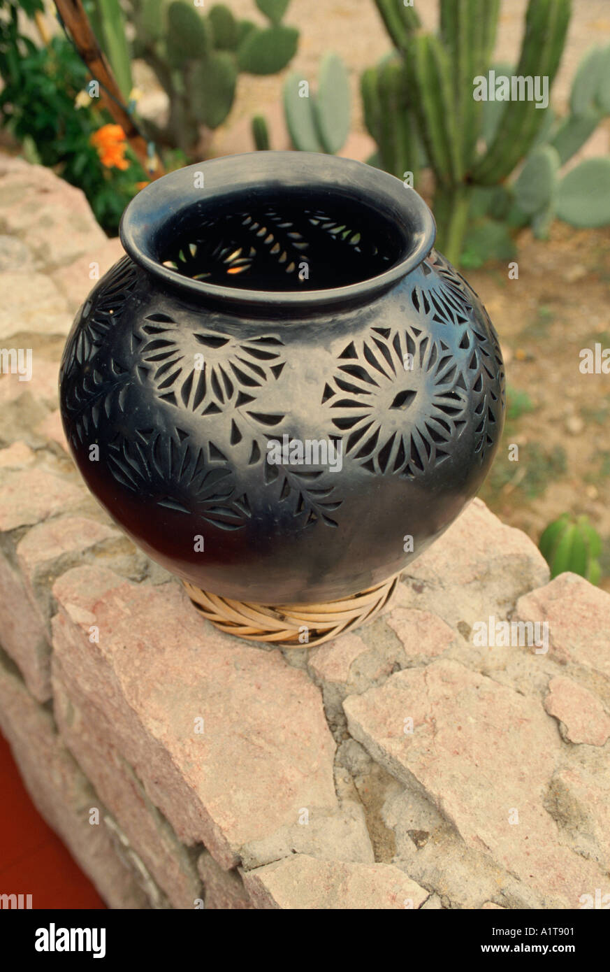 Black Pottery of Oaxaca Mexico Stock Photo - Alamy