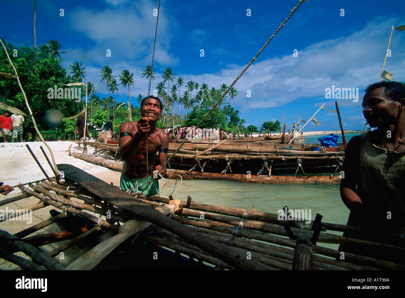 Kitava Island The Trobriands Papua New Guinea editorial use only Stock ...