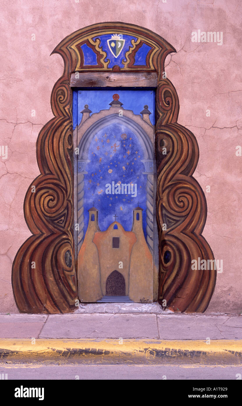 Mural santa fe new mexico hi-res stock photography and images - Alamy