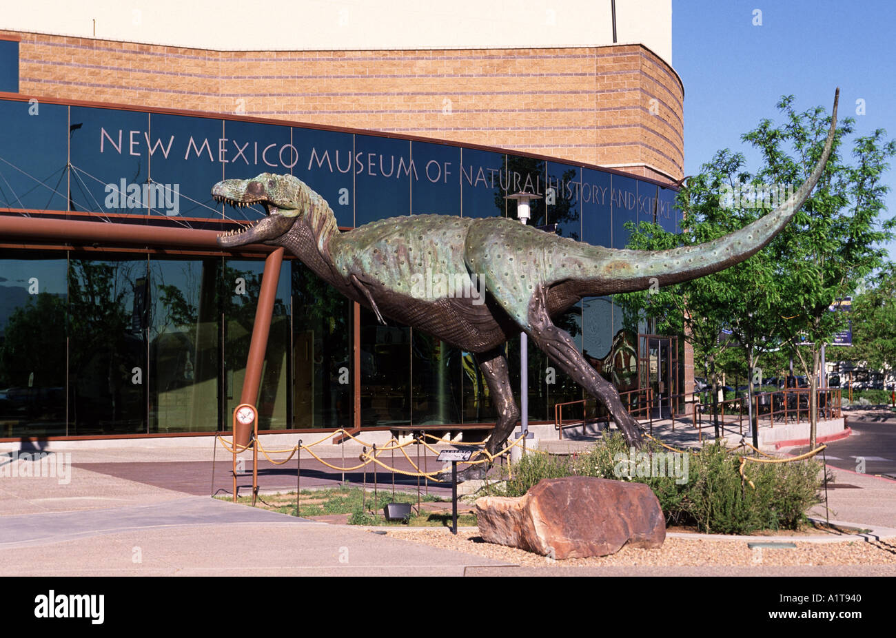 Dinosaur Sculpture outside the Museum of Science and Natural History ...