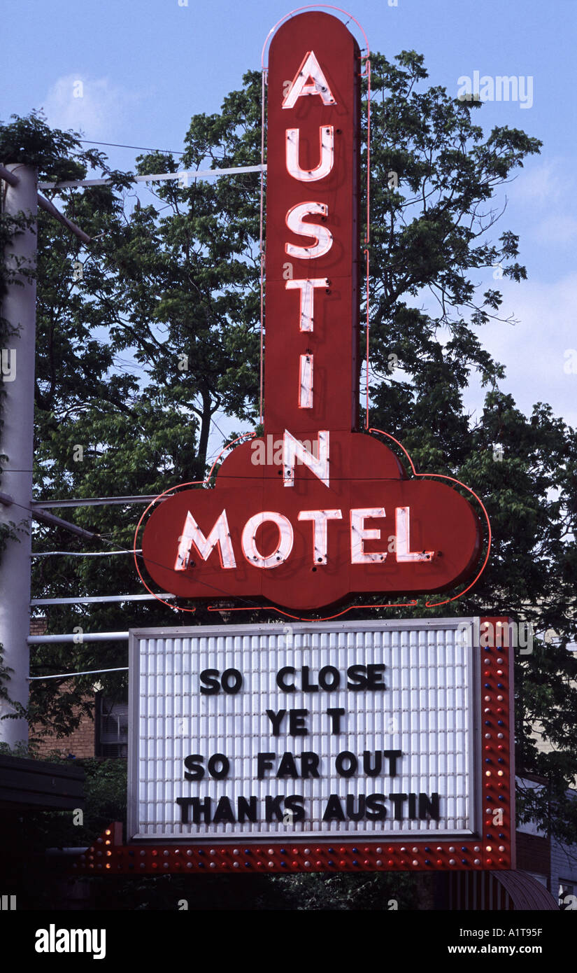 Austin Motel High Resolution Stock Photography and Images - Alamy