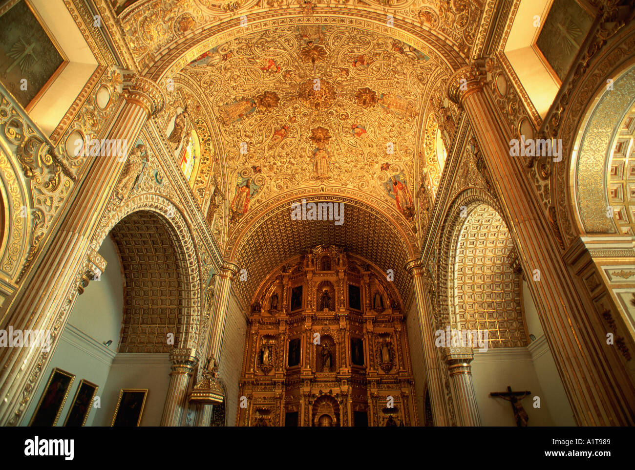 Santo Domingo Church Oaxaca Mexico Stock Photo - Alamy